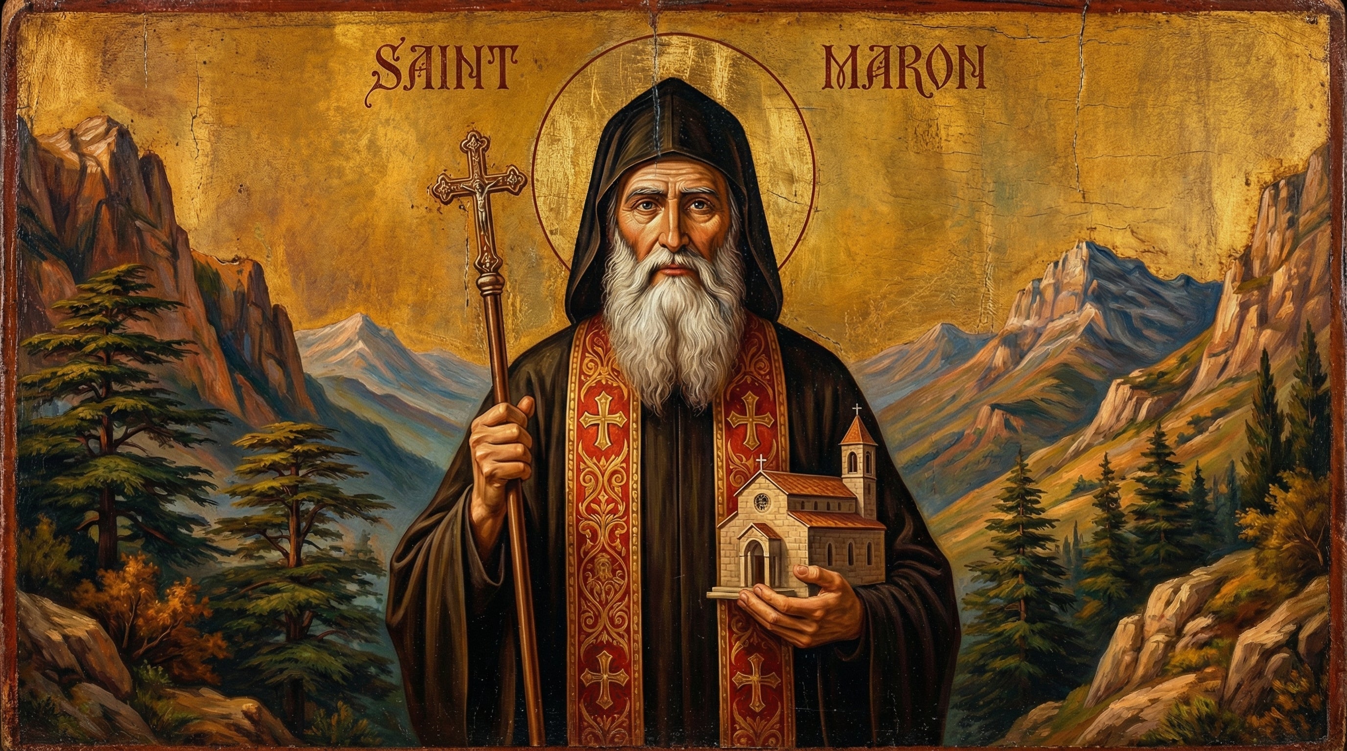 Saint Maron: The Silence That Shaped a Nation – Saint Charbel Shop